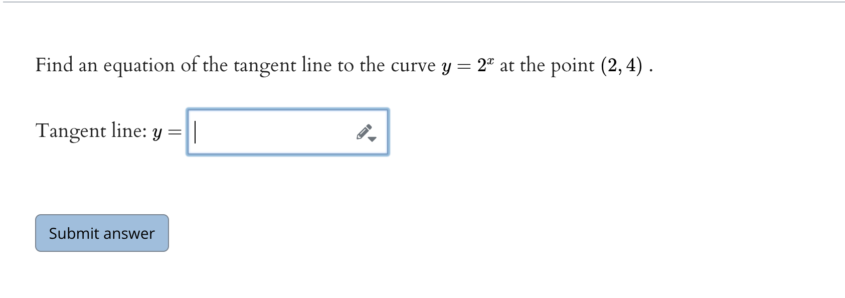 Solved Find an equation of the tangent line to the curve | Chegg.com