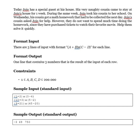 Solved NOTES : 1. input doesn't contain any space | Chegg.com