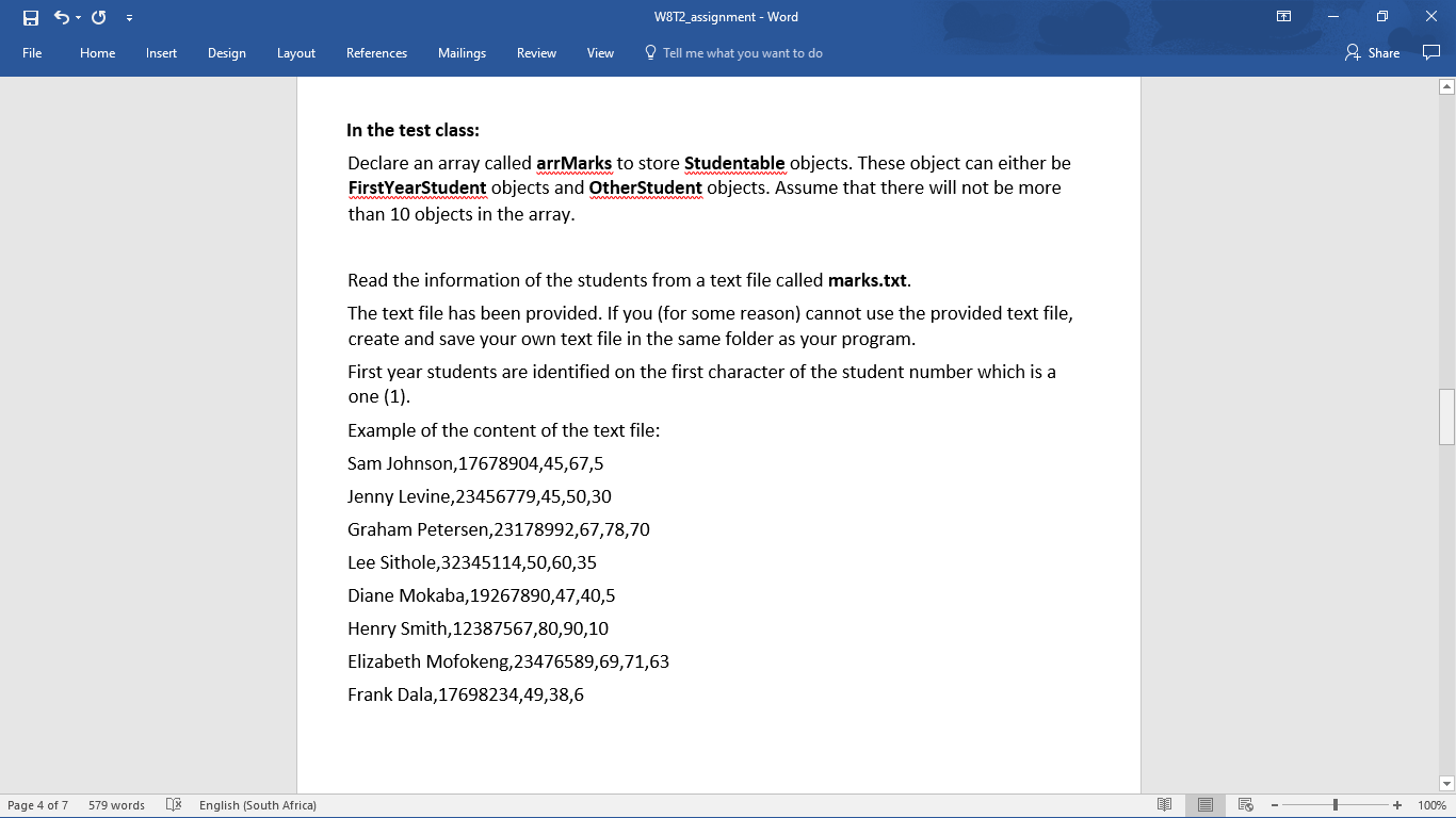 Solved So W8t2 Assignment Word Drawing Tools Picture Tools