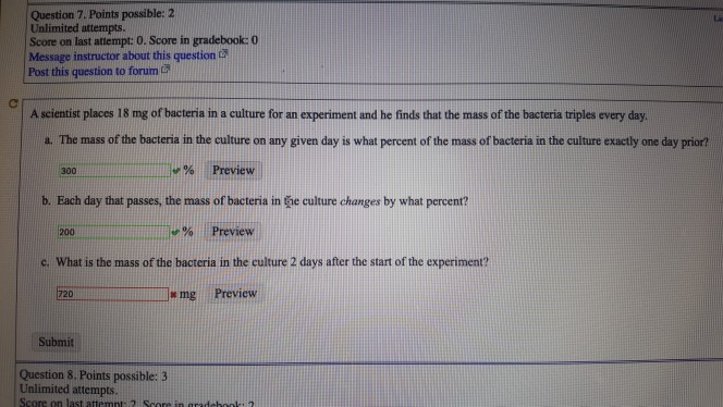 Solved Question 6. Points possible: 6 Unlimited attenpts. | Chegg.com