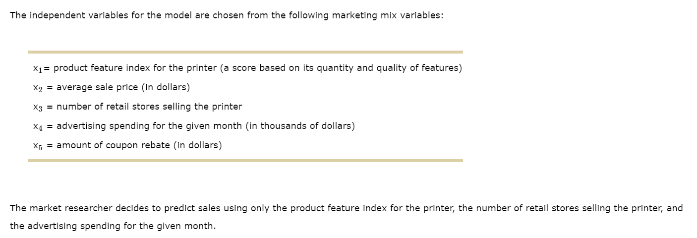 Solved 1. Multiple regression model and the least-squares | Chegg.com