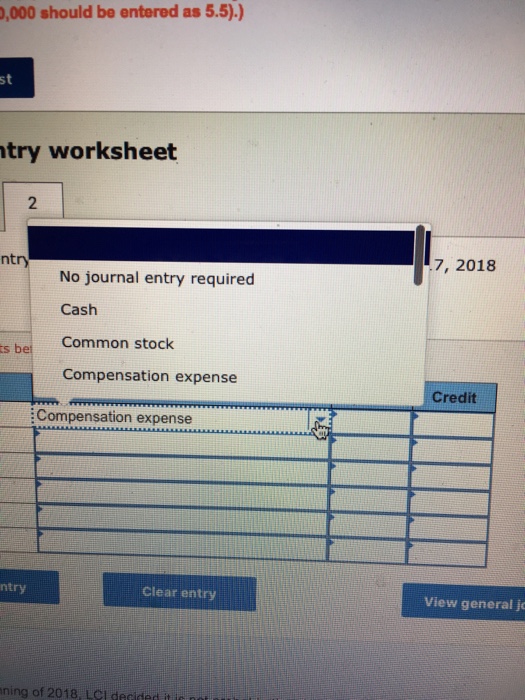 Solved Problem 19-7 Performance option plan [LO19-2 LCI | Chegg.com