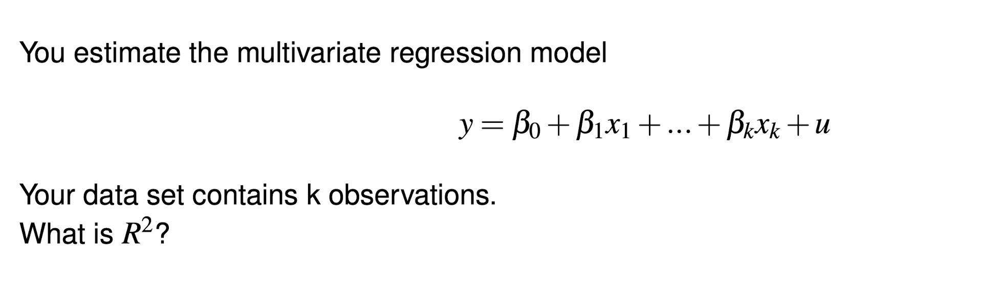 Solved You estimate the multivariate regression model | Chegg.com