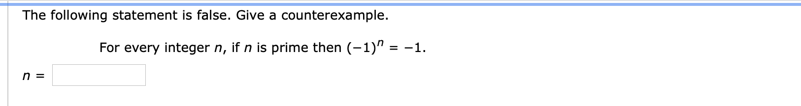 Solved The following statement is false. Give a | Chegg.com