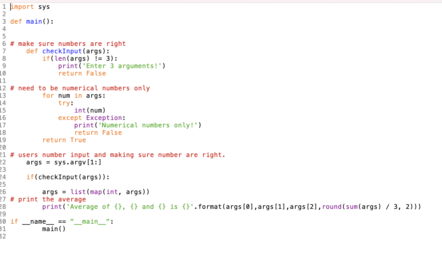 Solved Extend The Script To Work With Any Number Of Numbers 9088