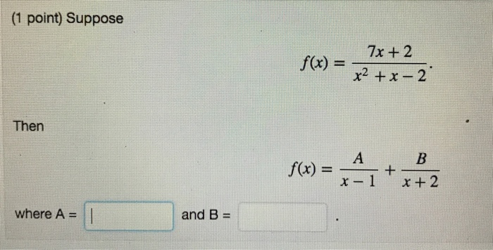 Solved (1 point) Calculate the integral below by partial | Chegg.com