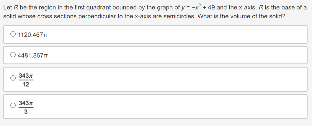 Solved Let R be the region in the first quadrant bounded by | Chegg.com