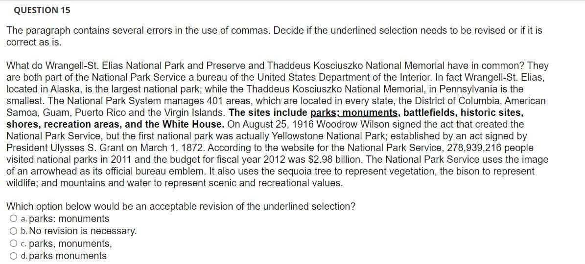 Solved QUESTION 14 The paragraph contains several errors in | Chegg.com