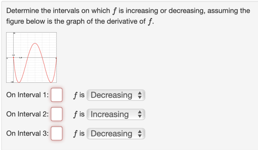 Solved Determine the intervals on which f is increasing or | Chegg.com