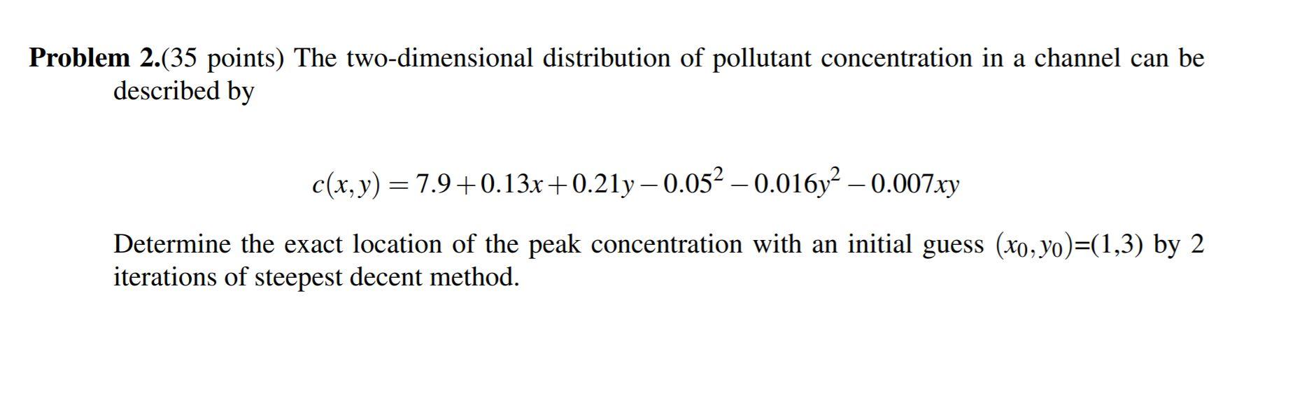 Solved Problem 2.(35 points) The two-dimensional | Chegg.com