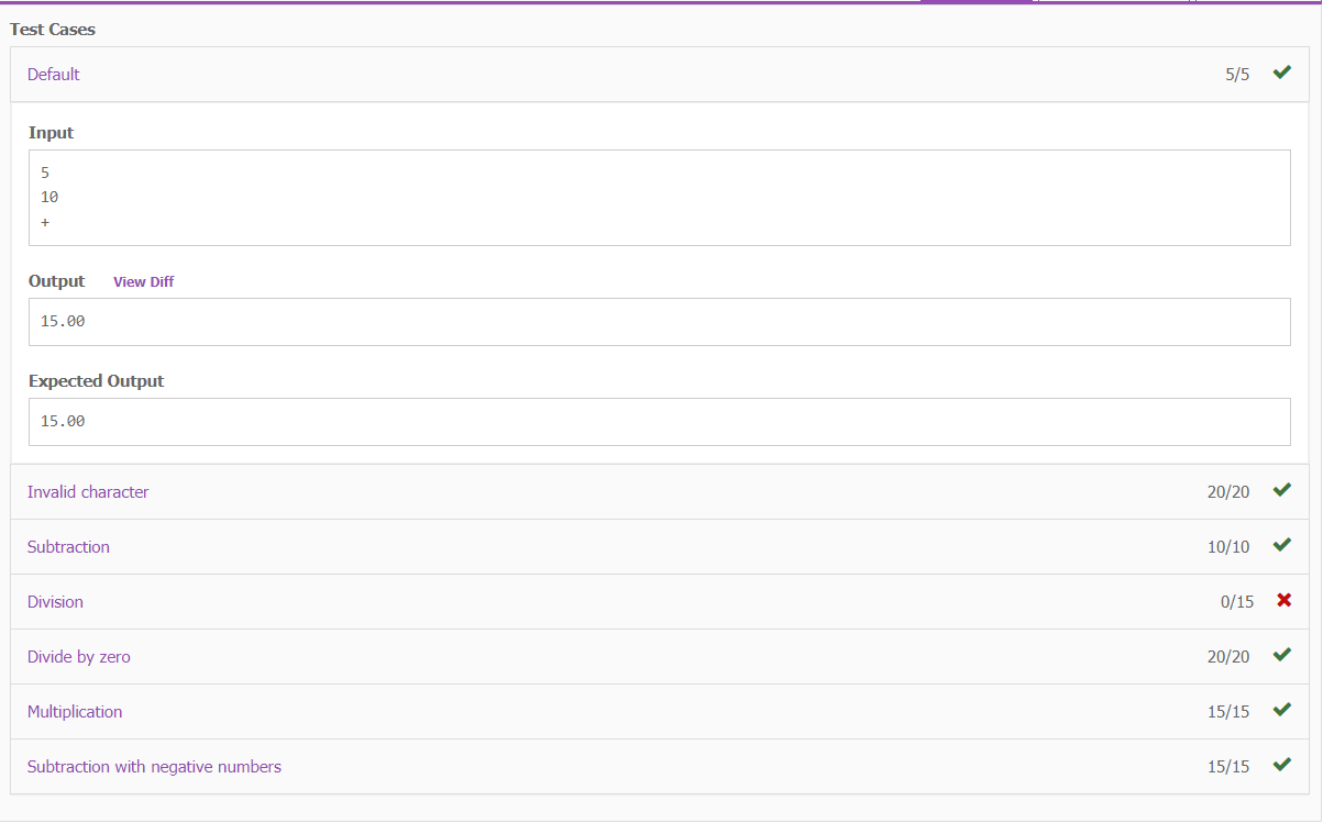 Solved Simple calculator Given two numbers N1, N2 and an | Chegg.com