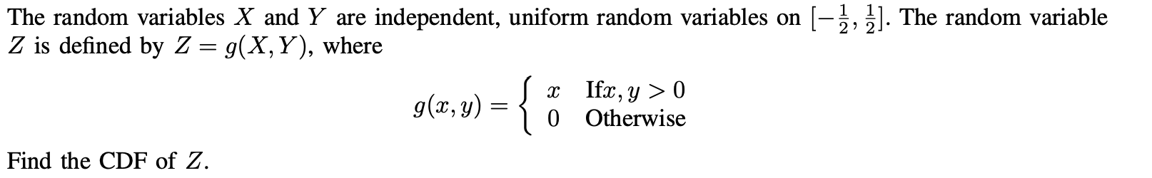 Solved The random variables x ﻿and Y ﻿are independent, | Chegg.com
