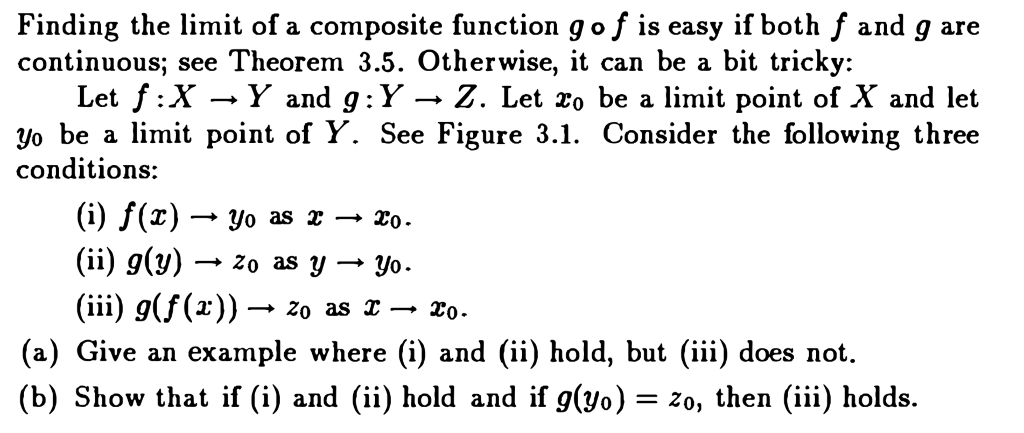 Finding the limit of a composite function g o f is | Chegg.com