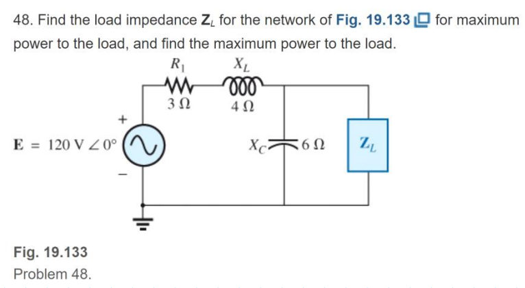 Solved Follow the directions in the image, find Zth. Eth, | Chegg.com