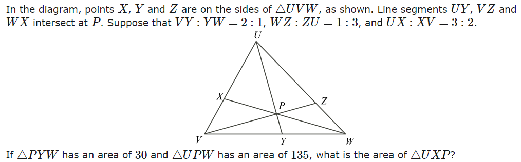 Solved In the diagram, points X,Y and Z are on the sides of | Chegg.com