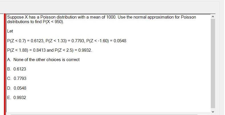 Solved Suppose X has a Poisson distribution with a mean of | Chegg.com