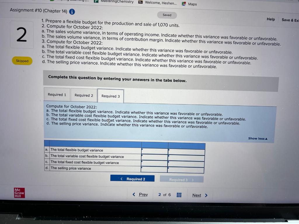#10 (Chapter 14) Saved Help Save & Exit Subm Assume | Chegg.com