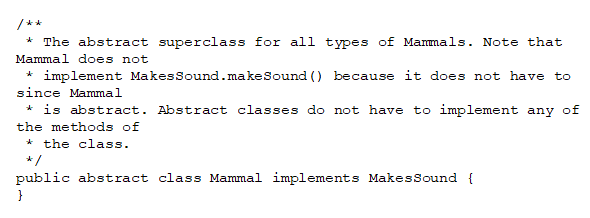 Solved Below are the source code for the MakesSound | Chegg.com