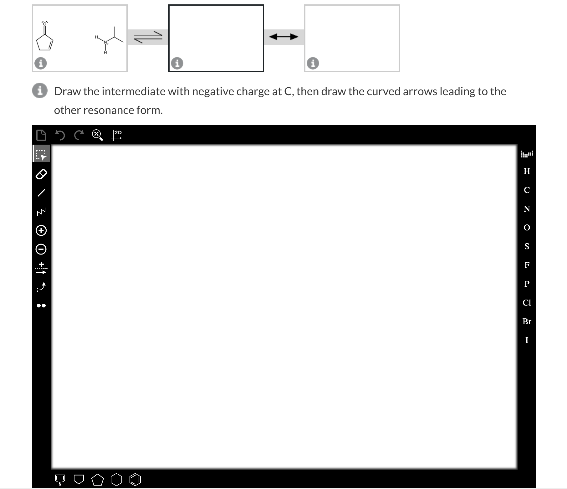 Solved Draw the first step and resulting intermediate that | Chegg.com