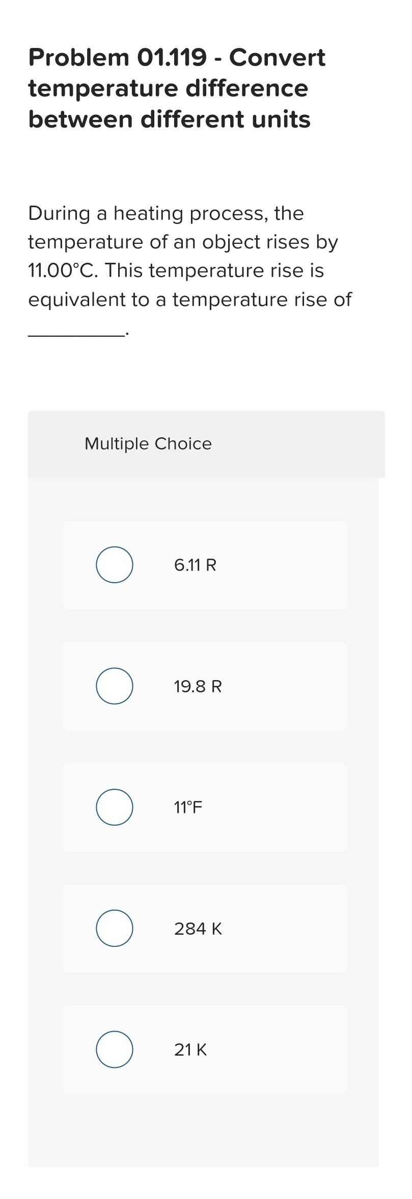 Solved Problem 01.119 - ﻿Converttemperature | Chegg.com