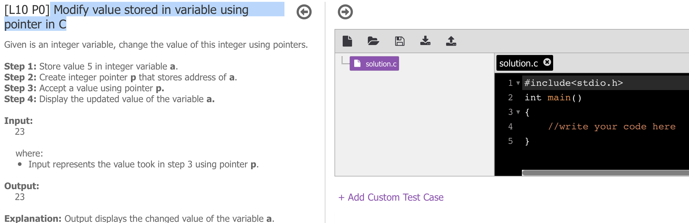 Solved [L10 PO] Modify value stored in variable using | Chegg.com