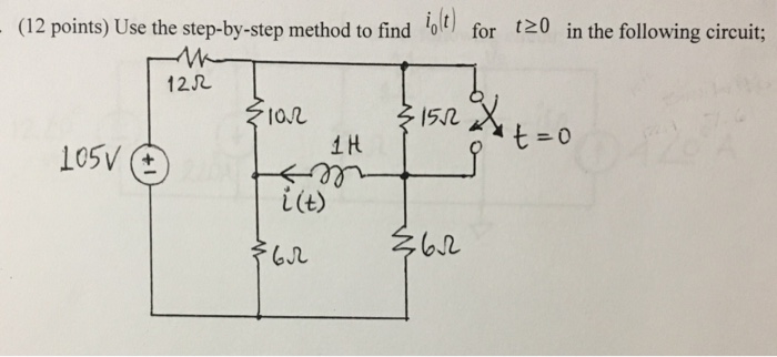 Solved (12 points) Use the step-by-step method to findor 20 | Chegg.com