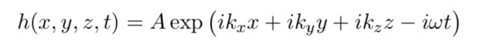 Solved v21∂t2∂2h=∂x2∂2h+∂y2∂2h+∂z2∂2hh(x,y,z,t)=Aexp(ikxx+ik | Chegg.com