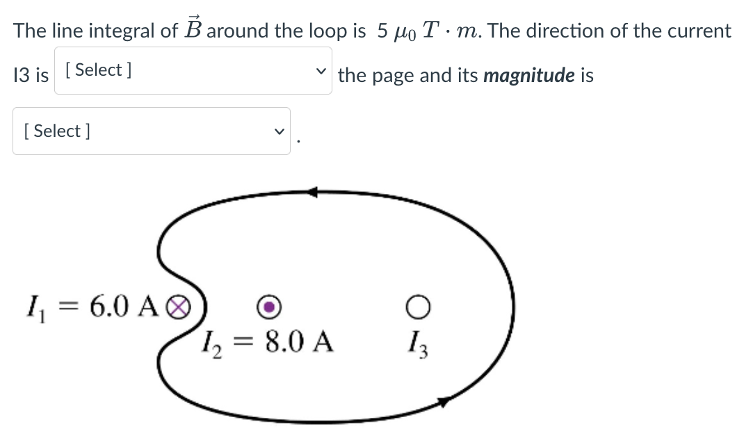 Solved The line integral of \\( \\vec{B} \\) around the loop | Chegg.com