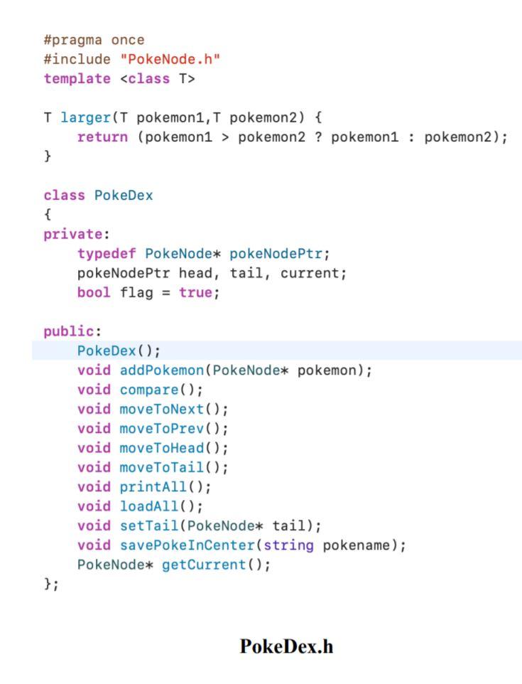 Solved Write a total of four member functions in your | Chegg.com