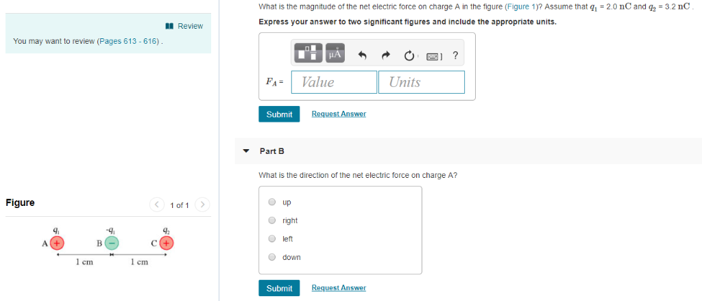 Solved What Is The Magnitude Of The Net Electric Force On