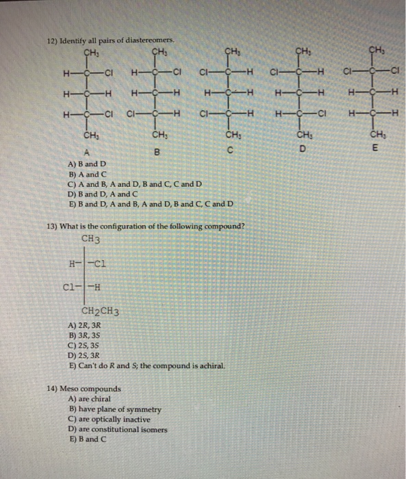 Solved 11 What Is The Relationship Between The Structures