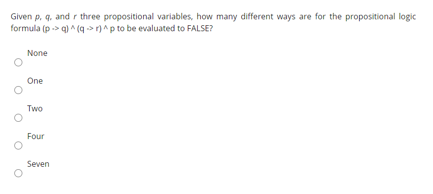 Solved Given P Q And R Three Propositional Variables How
