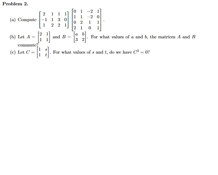 Solved Problem 2 A Compute 1 1 3 O 1 1 2 0 1 2 2 12 1 B 