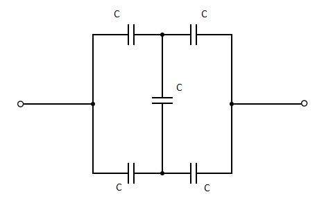 Solved Capacitor circuits Calculate the total capacitance | Chegg.com