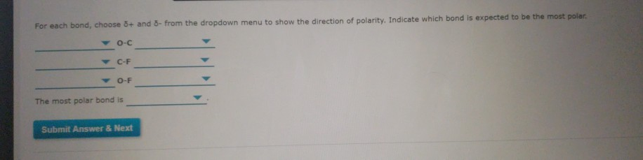 Solved Rank the bonds below in order of relative polarity: | Chegg.com