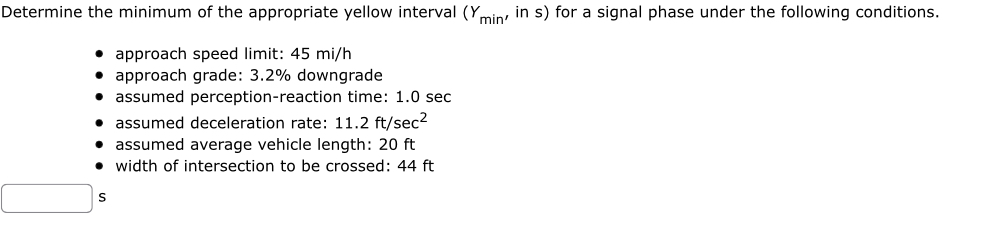 Solved Determine the minimum of the appropriate yellow | Chegg.com