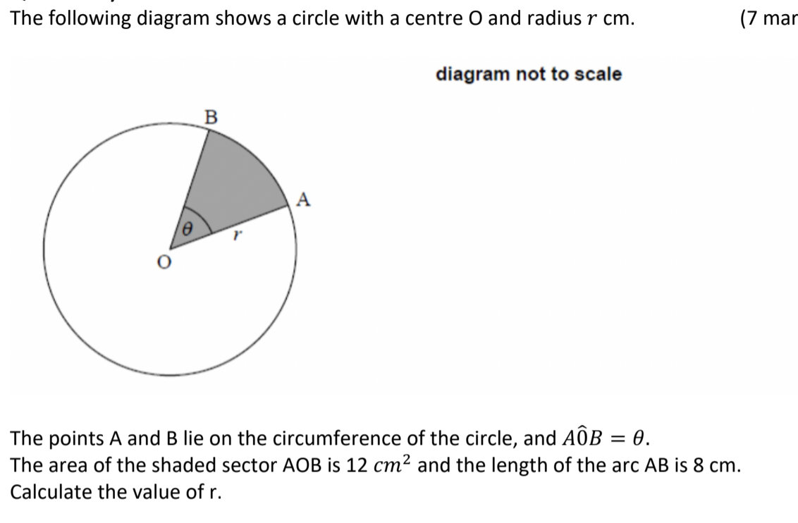 Solved The following diagram shows a circle with a centre O | Chegg.com