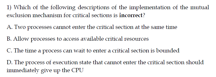 Solved 1) Which of the following descriptions of the | Chegg.com