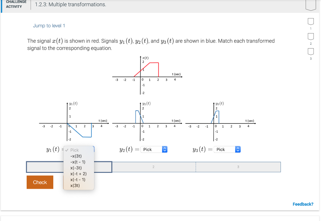 Solved CHALLENGE ACTIVITY 1.2.3: Multiple transformations. | Chegg.com