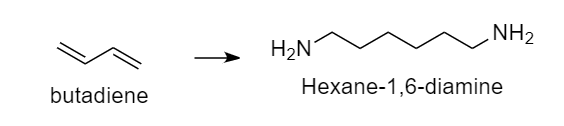 Solved NH2 H2N1 Hexane-1,6-diamine butadiene | Chegg.com