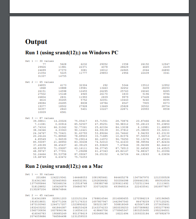 Solved Program 4 Loops, Decision Statements, Symbolic | Chegg.com