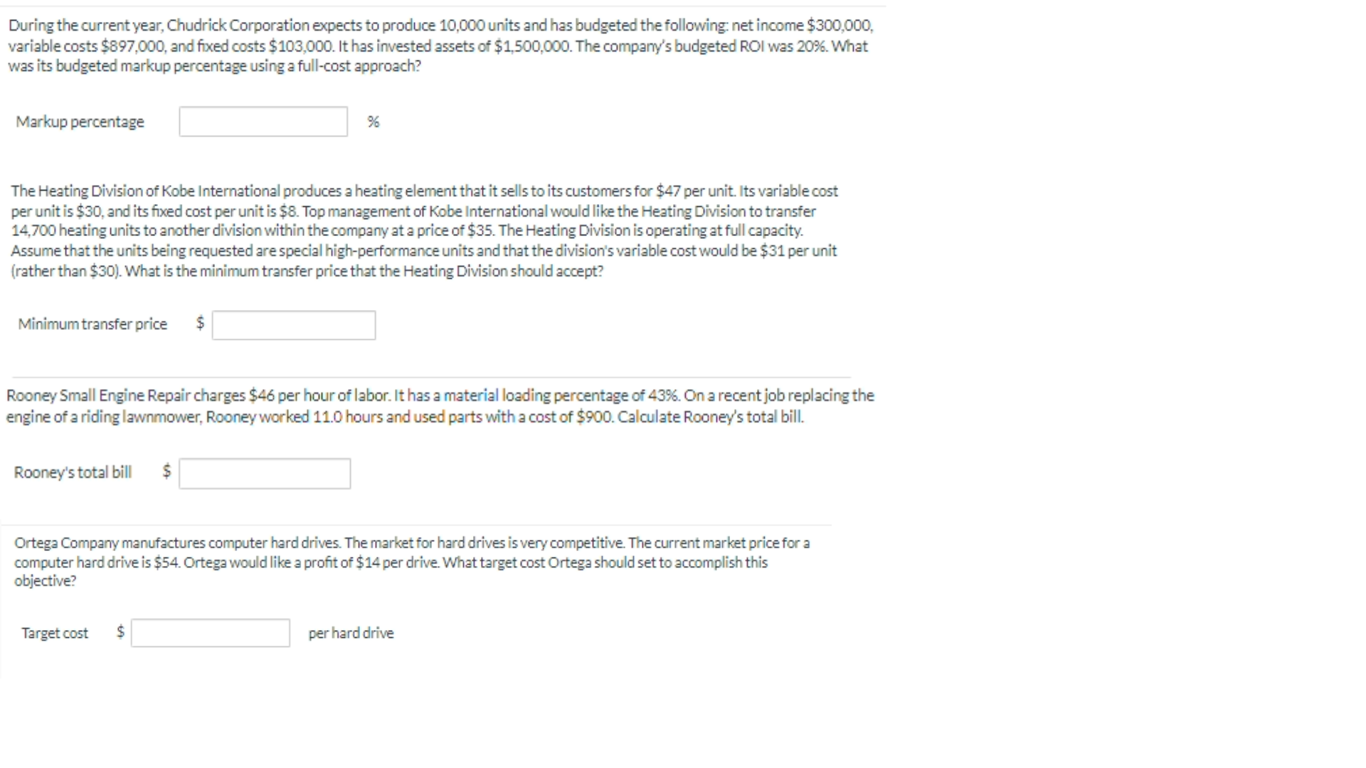 Solved During the current year, Chudrick Corporation expects | Chegg.com