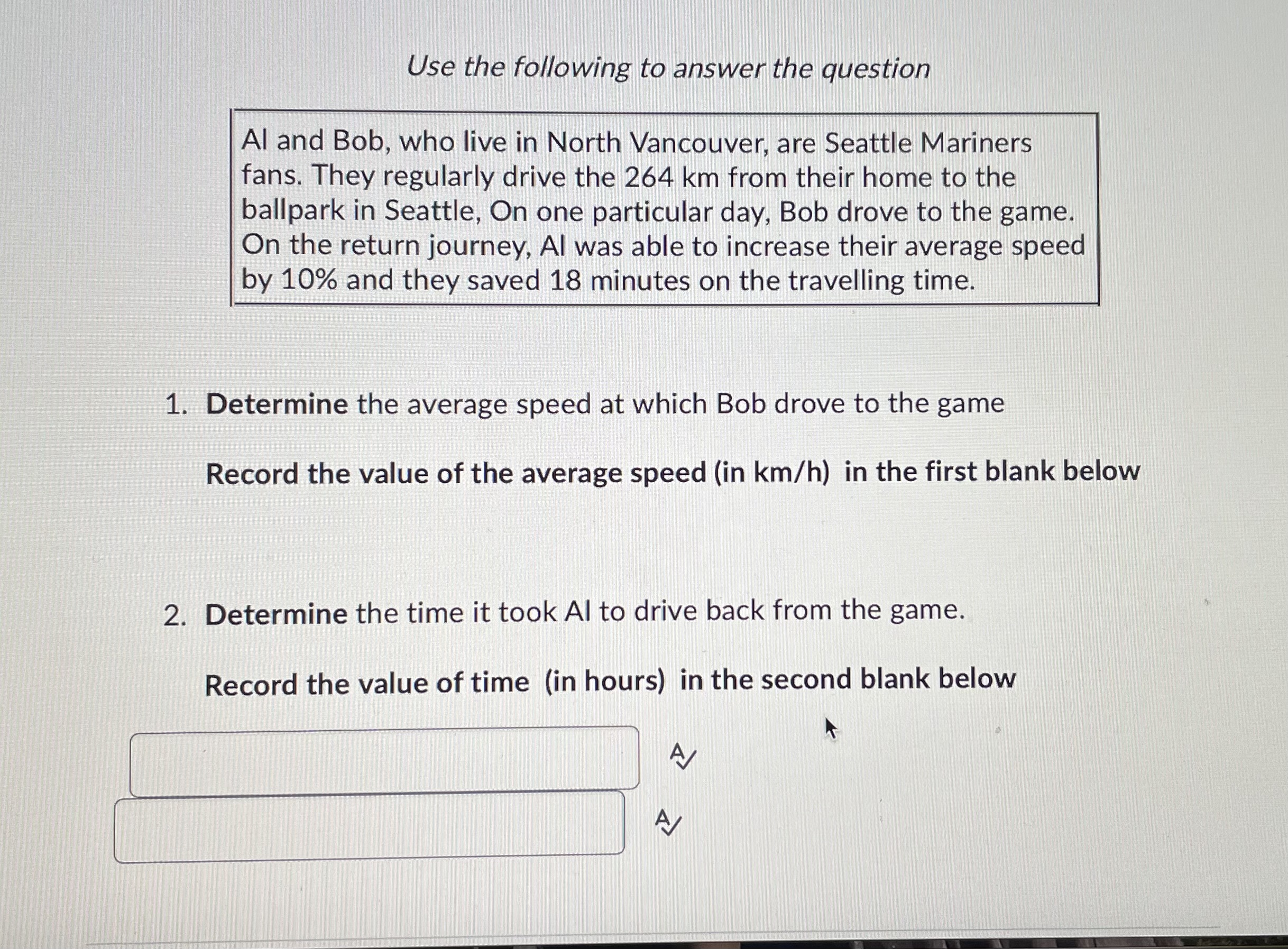 Solved Use the following to answer the question Al and Bob, | Chegg.com