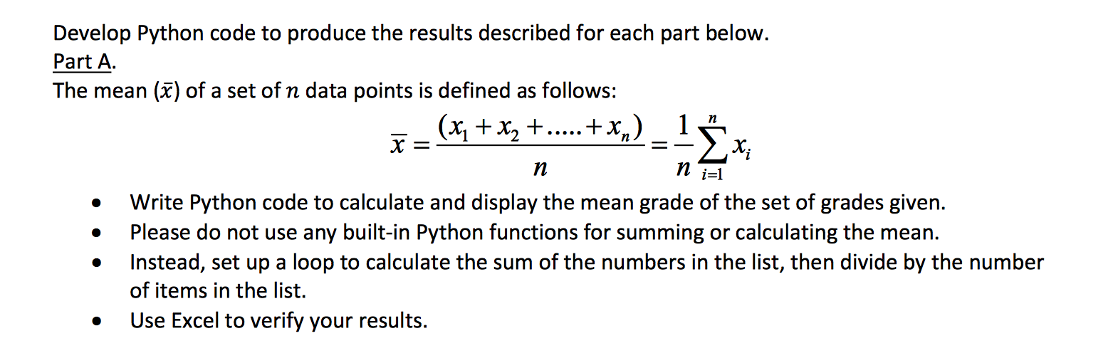 Solved Using Python Code, develop python code to produce the | Chegg.com