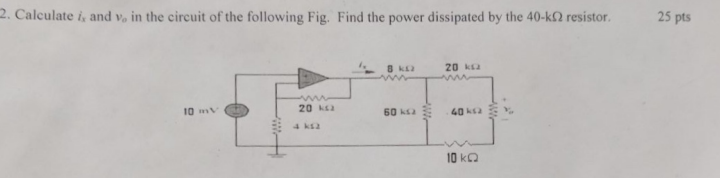 Solved Calculate ix and vo in the circuit of the following | Chegg.com