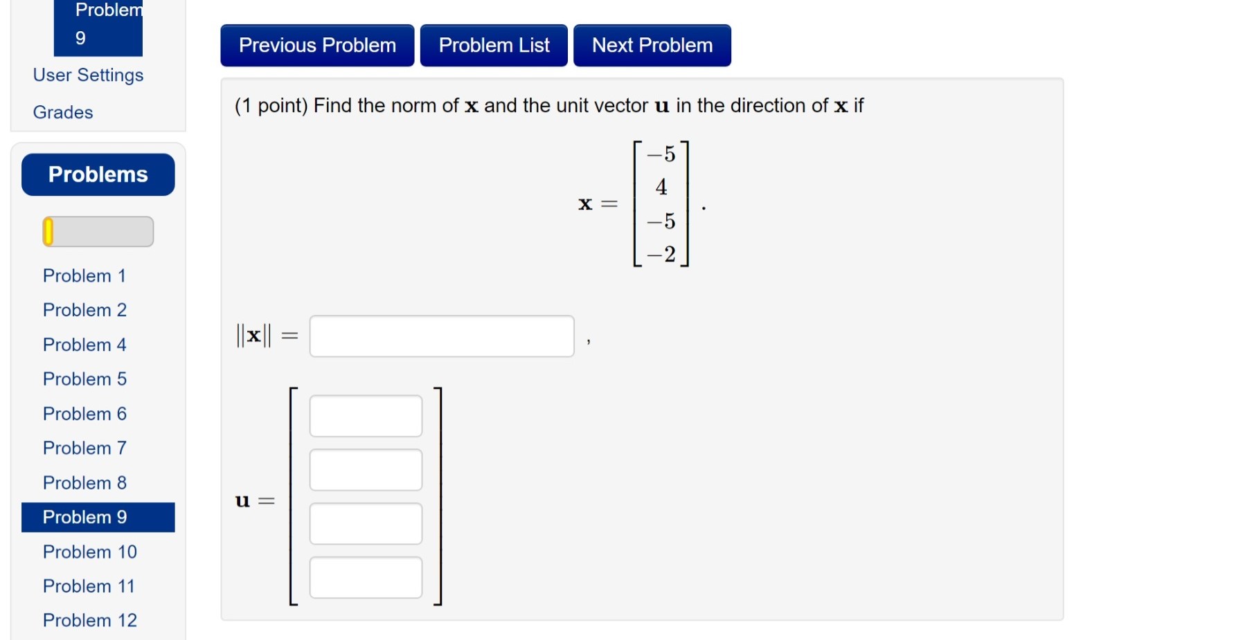 Solved (1 ﻿point) ﻿give me a final actual answer not just | Chegg.com