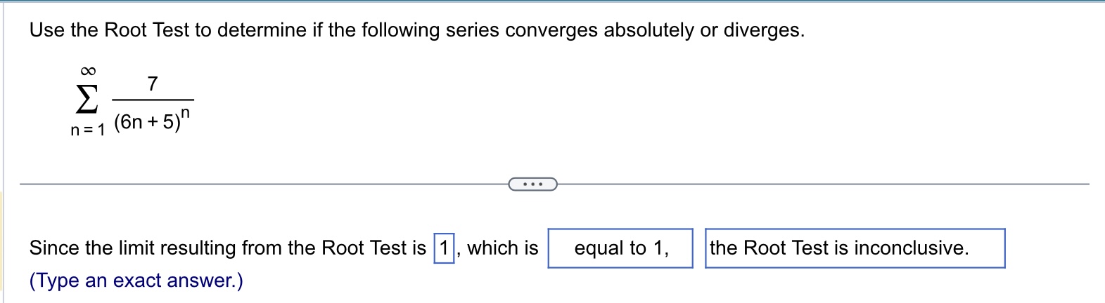 Solved Use the Root Test to determine if the following | Chegg.com
