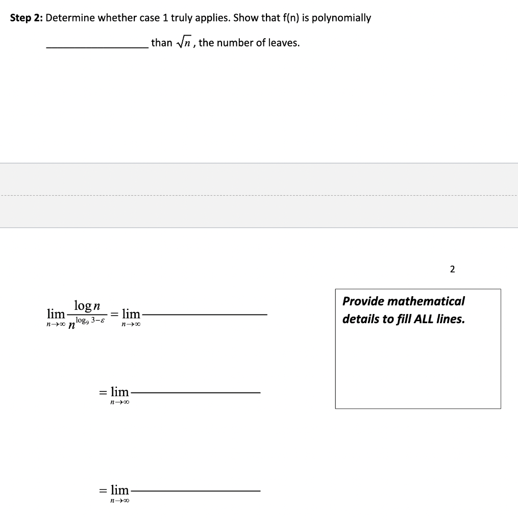 Solved Problem 1: (15 pts) Apply the Master Theorem Method | Chegg.com