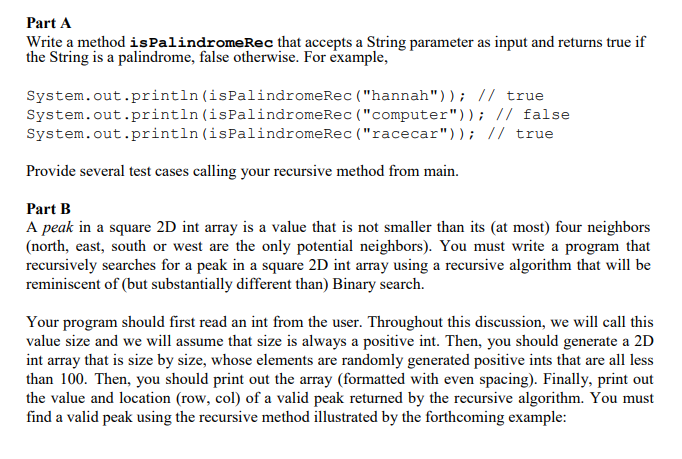 Solved Program : Java Practicing about recursion. When you | Chegg.com