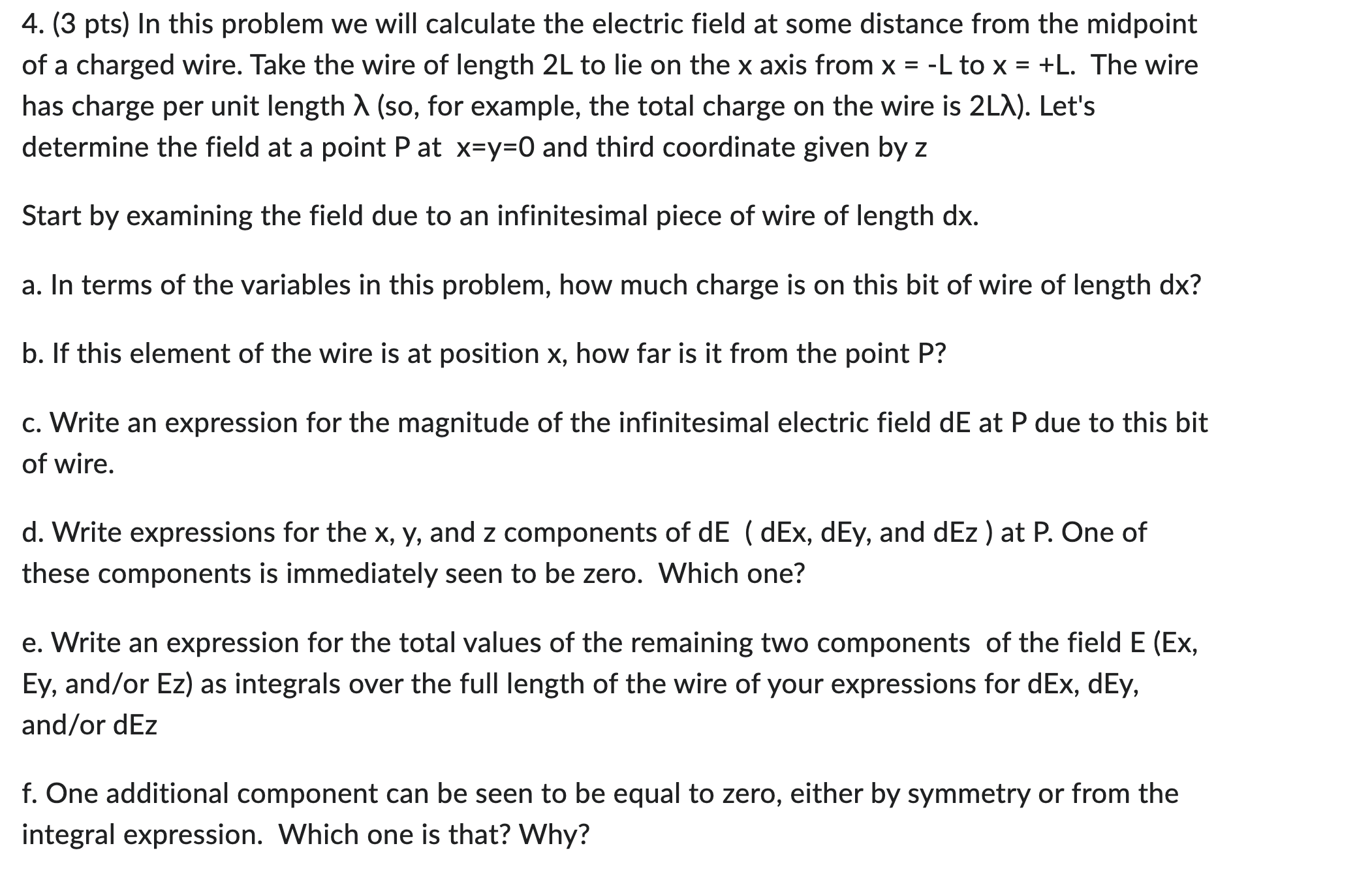 Solved 4. (3 pts) In this problem we will calculate the | Chegg.com